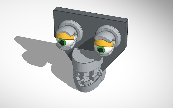 3D design FNAF endoskeleton Head - Tinkercad