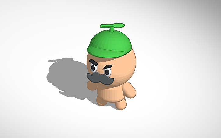 3D design character - Tinkercad
