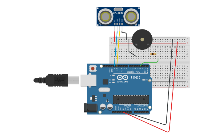 Circuit Design Práctica 9 Arduino Tinkercad
