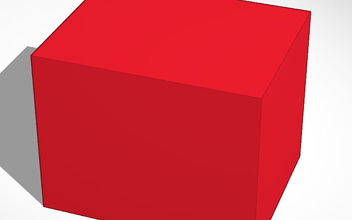 3D design crude ridgid card bin | Tinkercad