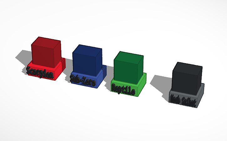 3D design Game Pieces | Tinkercad