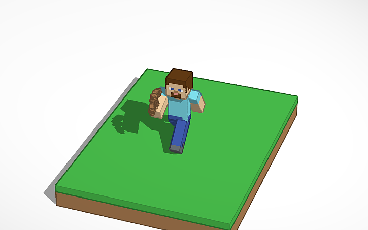 3D design steve minecraft | Tinkercad