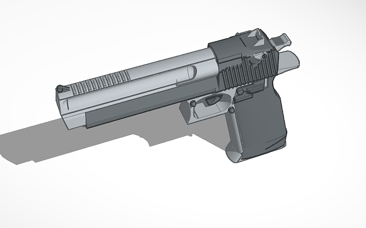 3D design Deagle - Tinkercad