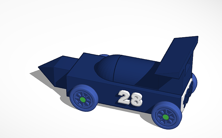 3D design Gravity car 28 - Tinkercad