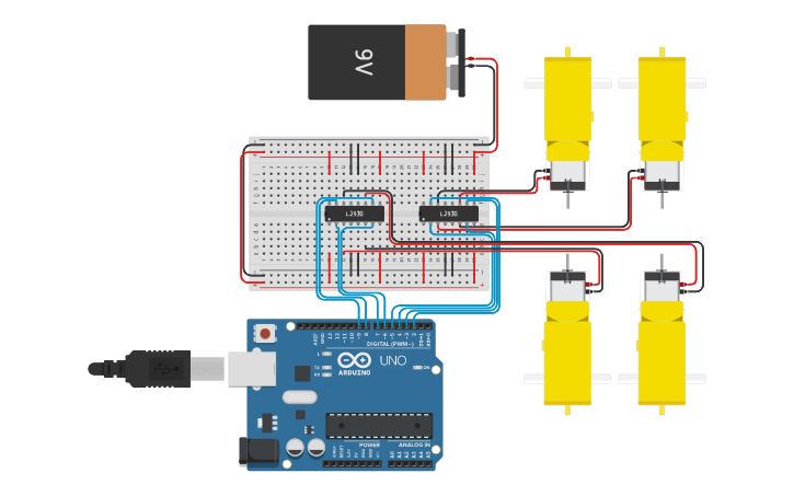 Circuit design R3-HardwareTraining | Tinkercad