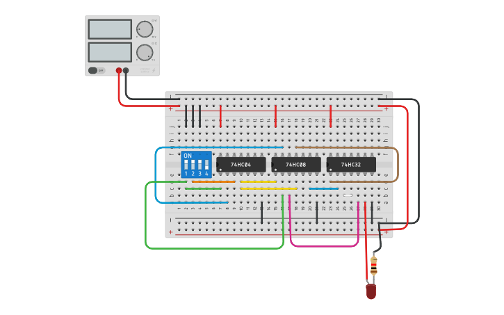 Circuit Design Expt 3 Sop Form Tinkercad