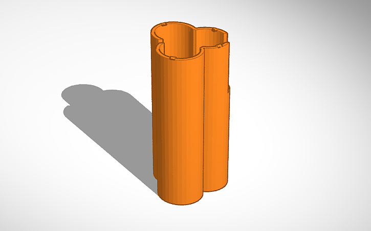 3D design Nerf TRIAD EX-3 extension barrel - Tinkercad