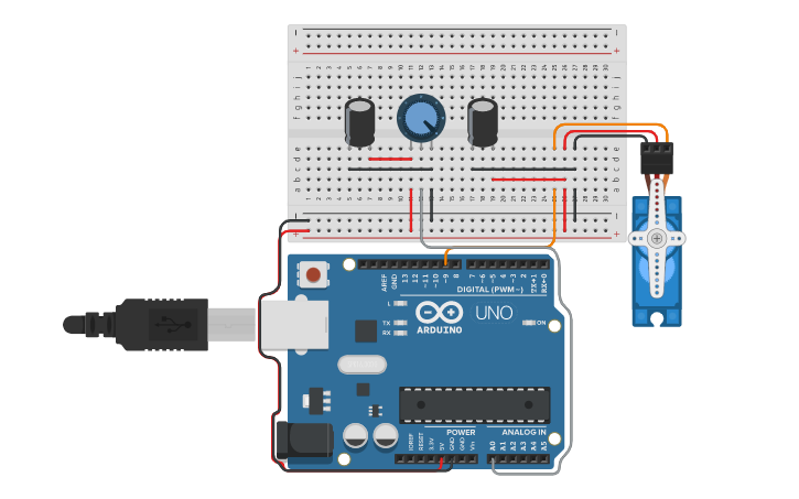Circuit design Mood-Cue - Tinkercad