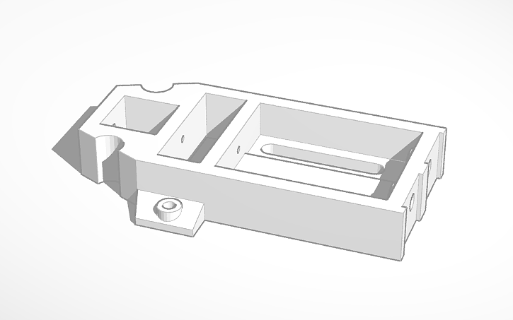3D design Top open beam consol - Tinkercad