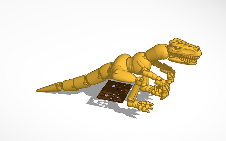 3D design SK3LETON DINOSAUR | Tinkercad