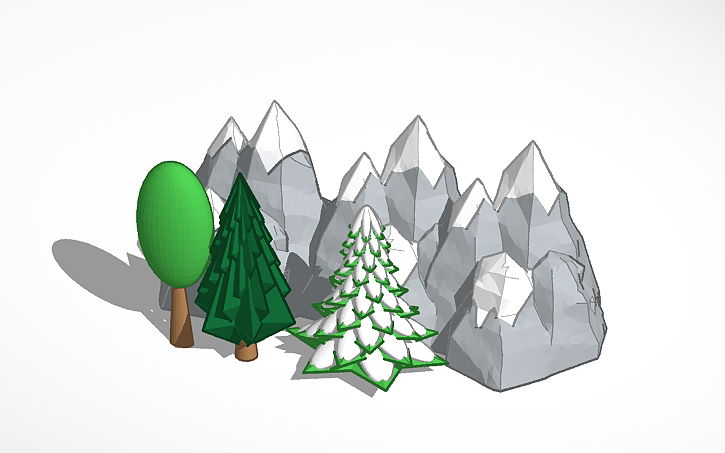 3D design LANDSCAPE GALORE | Tinkercad