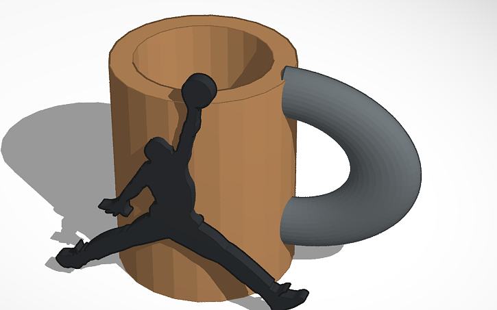 3D design Air Jordan cup | Tinkercad