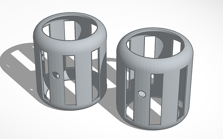 3D design lower springlock legs - Tinkercad