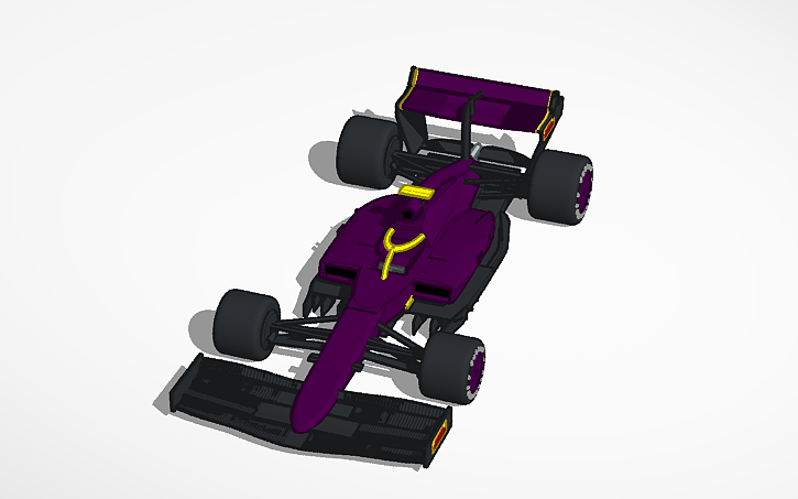 3D design F1 car - Tinkercad