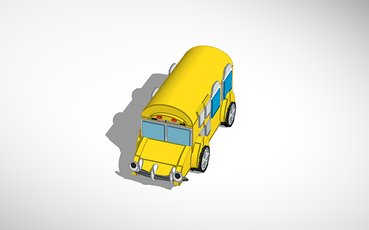 3D design magic school bus - Tinkercad
