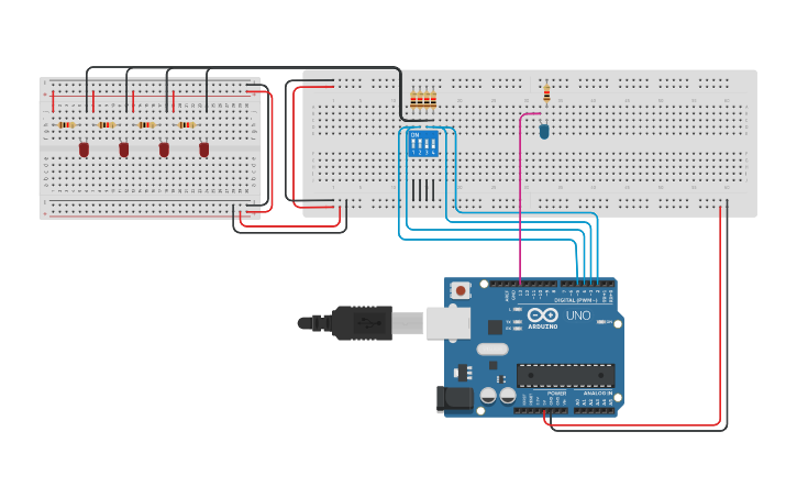 Circuit Design Vertical Redundancy Checker Vrc Using Arduino Tinkercad