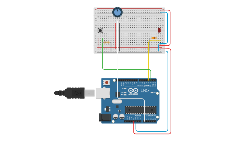Circuit design Mechatronics Lab 2 | Tinkercad