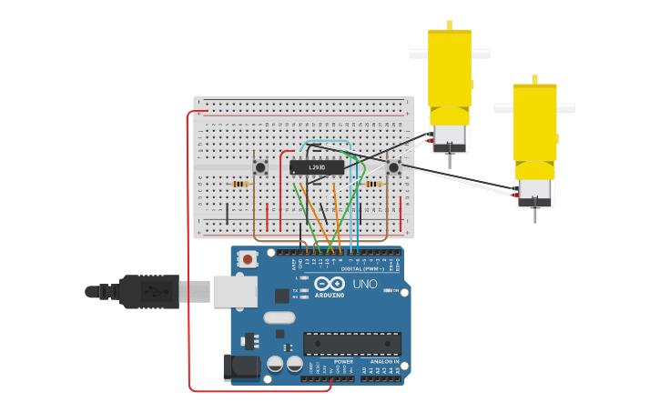 Circuit Design тема 3 задача 3 Tinkercad
