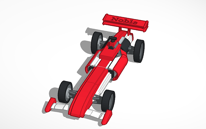 3D design Formula 1 - Tinkercad