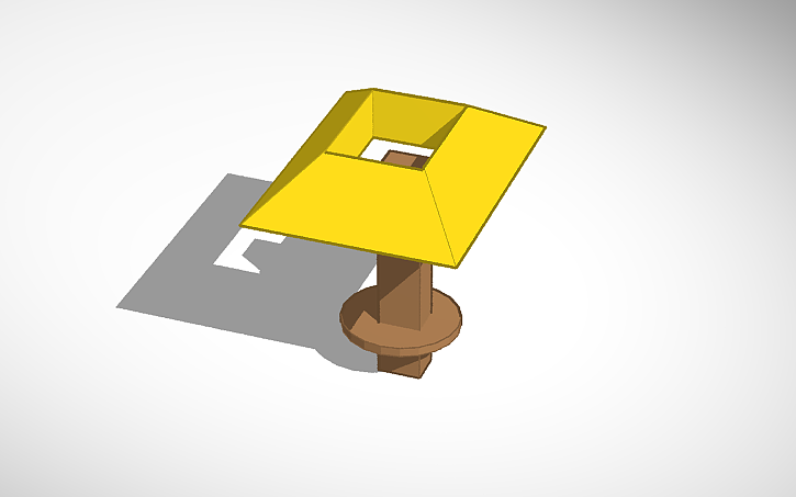 3D design Projek Smart Night Lamp - Tinkercad