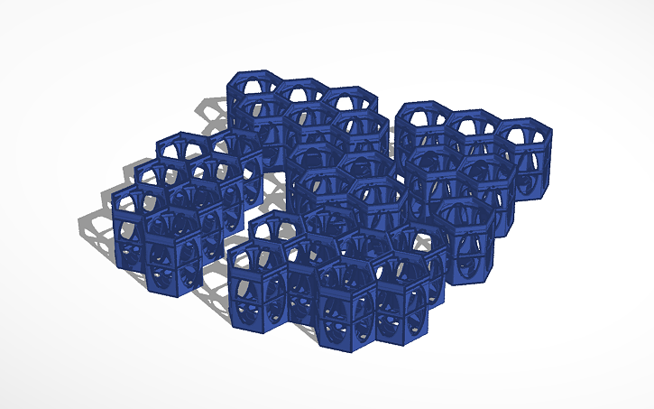 3D design Modular Hexagon Paint Rack System | Tinkercad