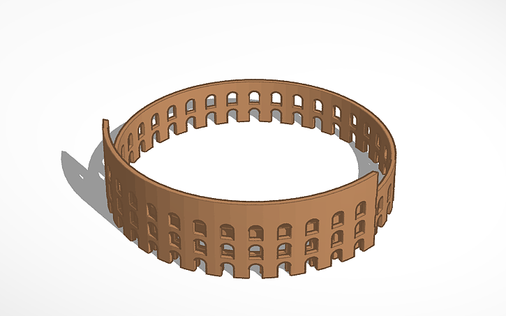 3D design Colosseum - Tinkercad