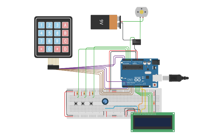 Circuit design Copy of coffee or cacao machine | Tinkercad