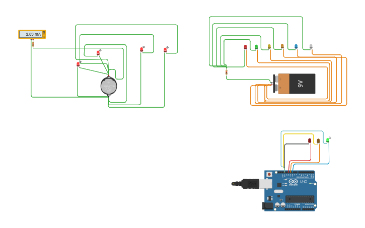 Circuit design Made for starter - Tinkercad