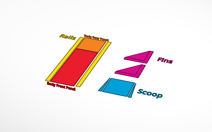 3D design Air Skimmer Kit - Tinkercad