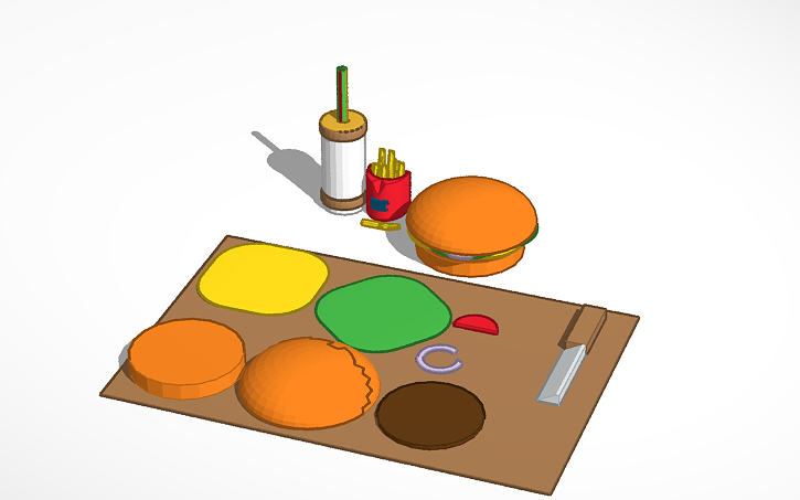 3D design Funny Food (ItStep) | Tinkercad