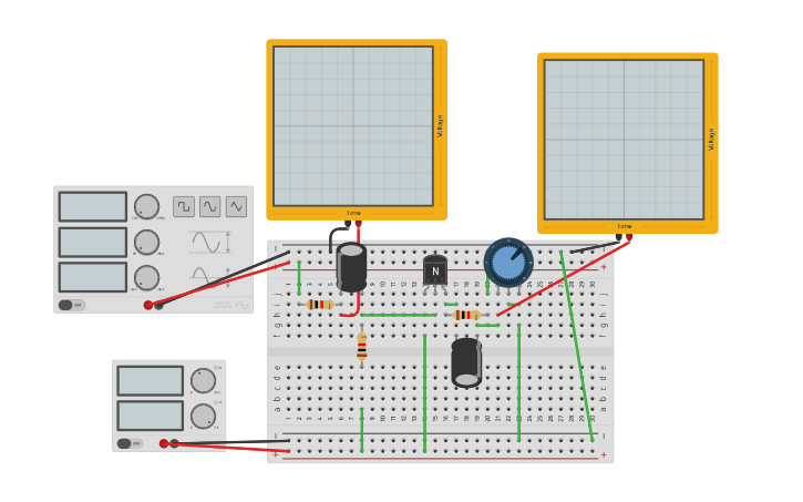 Circuit design AEC Lab 4 | Tinkercad