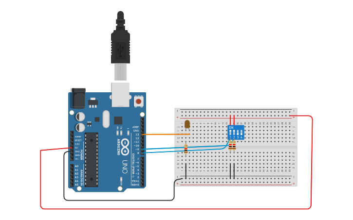 Circuit design interruptor | Tinkercad
