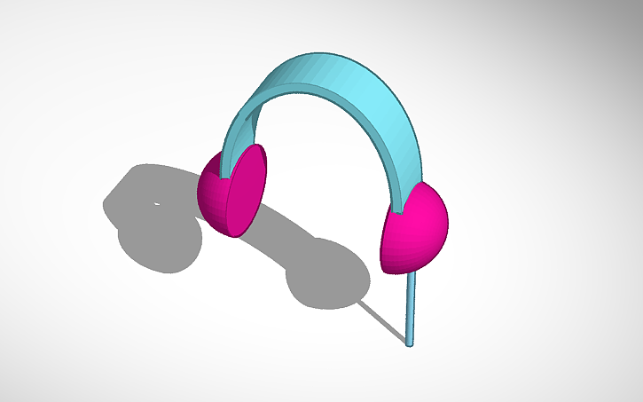 3D design Headphones - Tinkercad