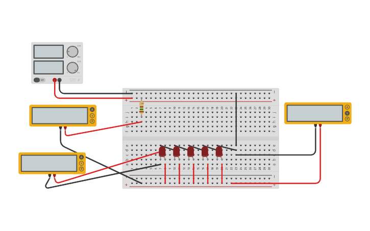 Circuit design Led_Parallelo | Tinkercad