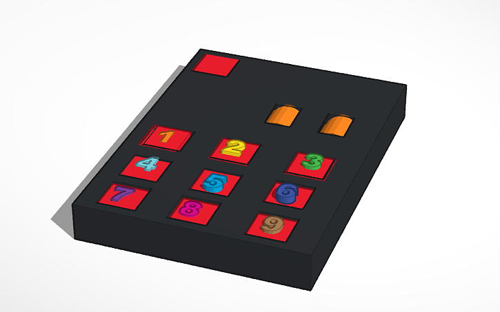3D design Tv remote | Tinkercad