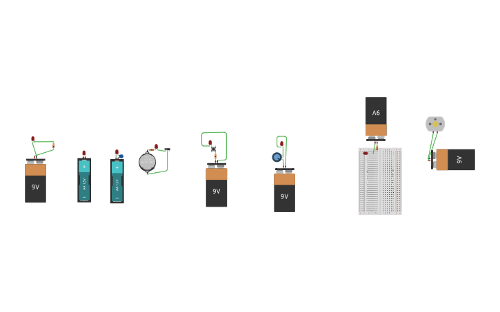 Circuit design Simple Circuts Examples - Tinkercad