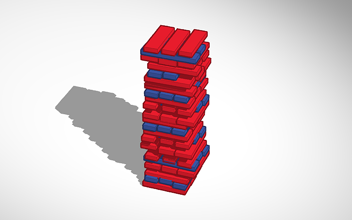 3D design proyecto jenga isaac ezequiel menjivar ramirez - Tinkercad