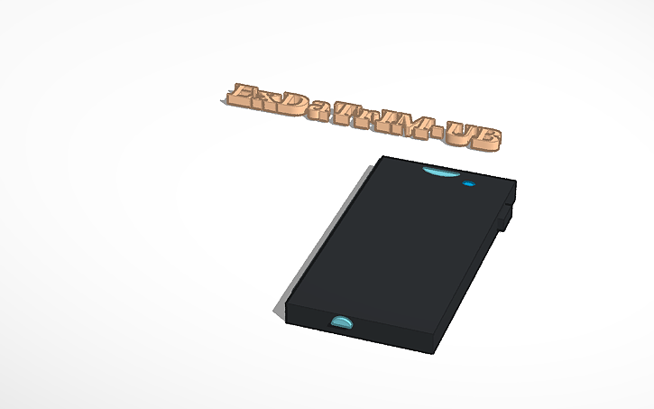 3D design Barcode scanner - Tinkercad
