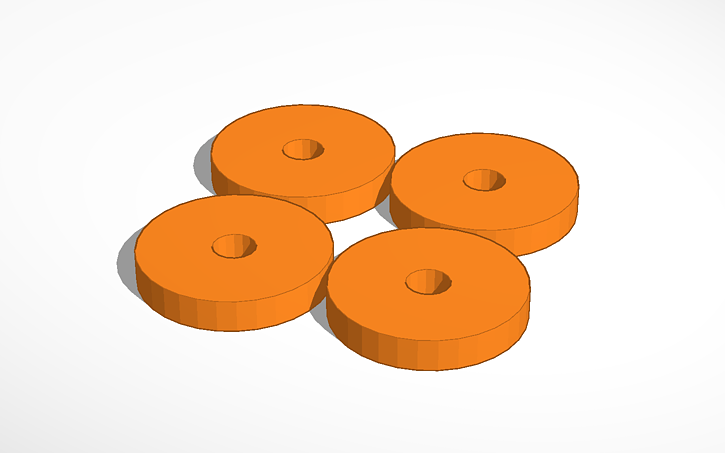 3D design Rubberband Car Wheels | Tinkercad