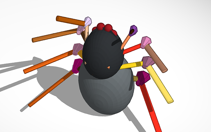 3D design Spider | Tinkercad