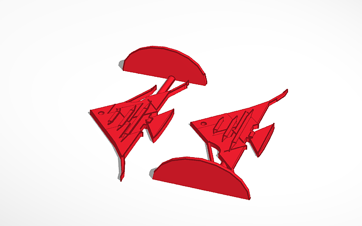 3D design Tropical Angel Fish | Tinkercad