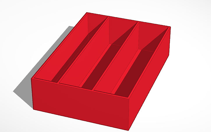 3D design Cutlery tray 1 - Tinkercad