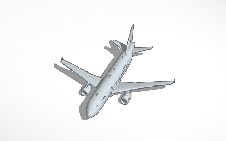 3D design Air Plane - Tinkercad