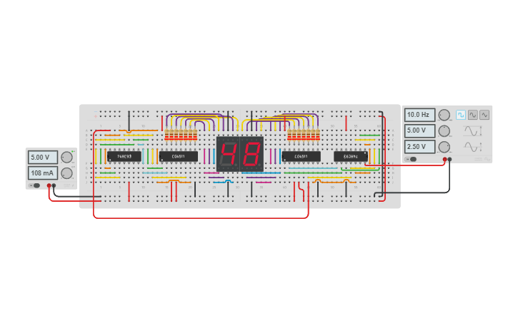 Circuit design 0-99 | Tinkercad