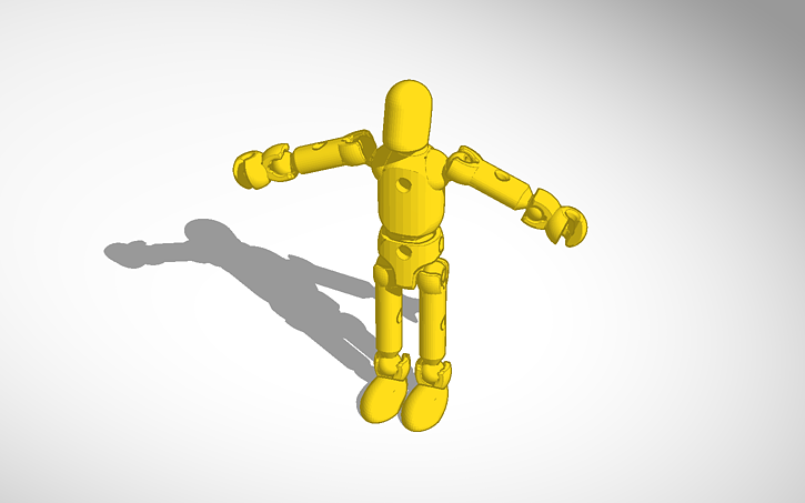 3D design Man - Tinkercad