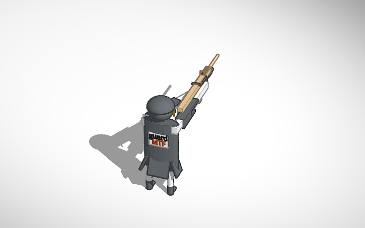 3D design Guard of scp - Tinkercad