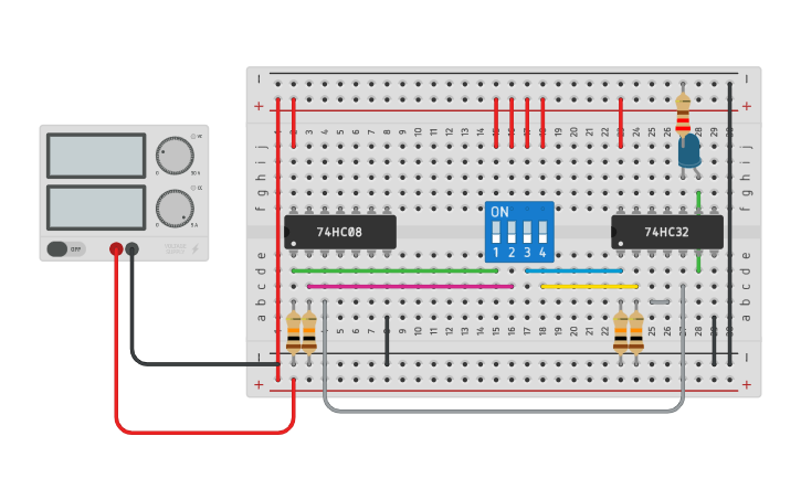 Circuit design Operadores | Tinkercad