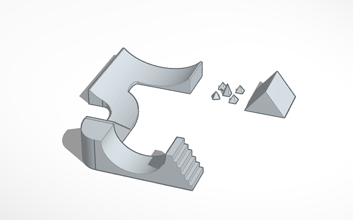3D design Leo's Ramp for Tech Deck - Tinkercad