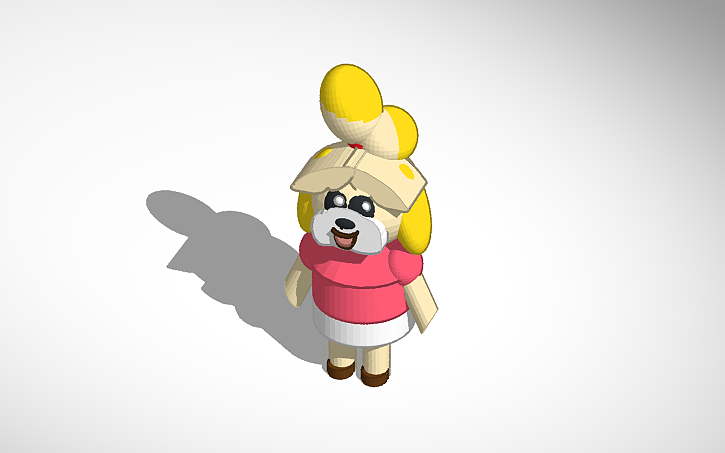3D design Isabelle (Animal Crossing) | Tinkercad