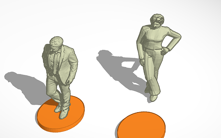3D design Copy of Human & Woman - Tinkercad